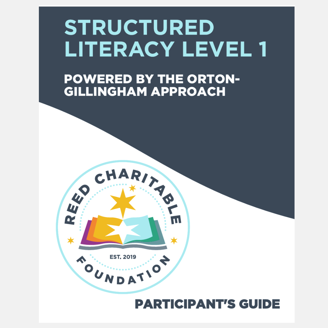 Structured Literacy Level 1 Participant's Guide + Visual Drill Deck ...