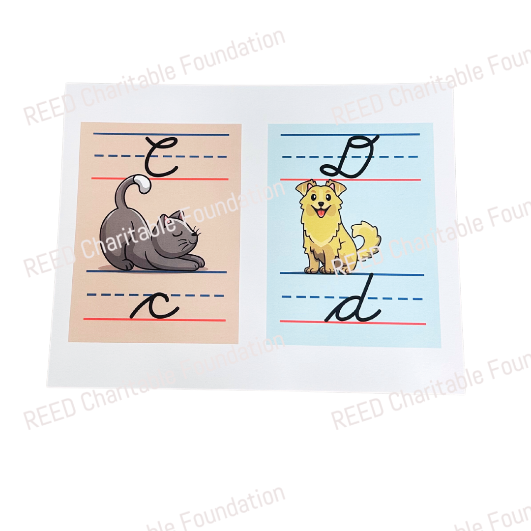 Digital Cursive Alphabet Posters – REED Charitable Foundation