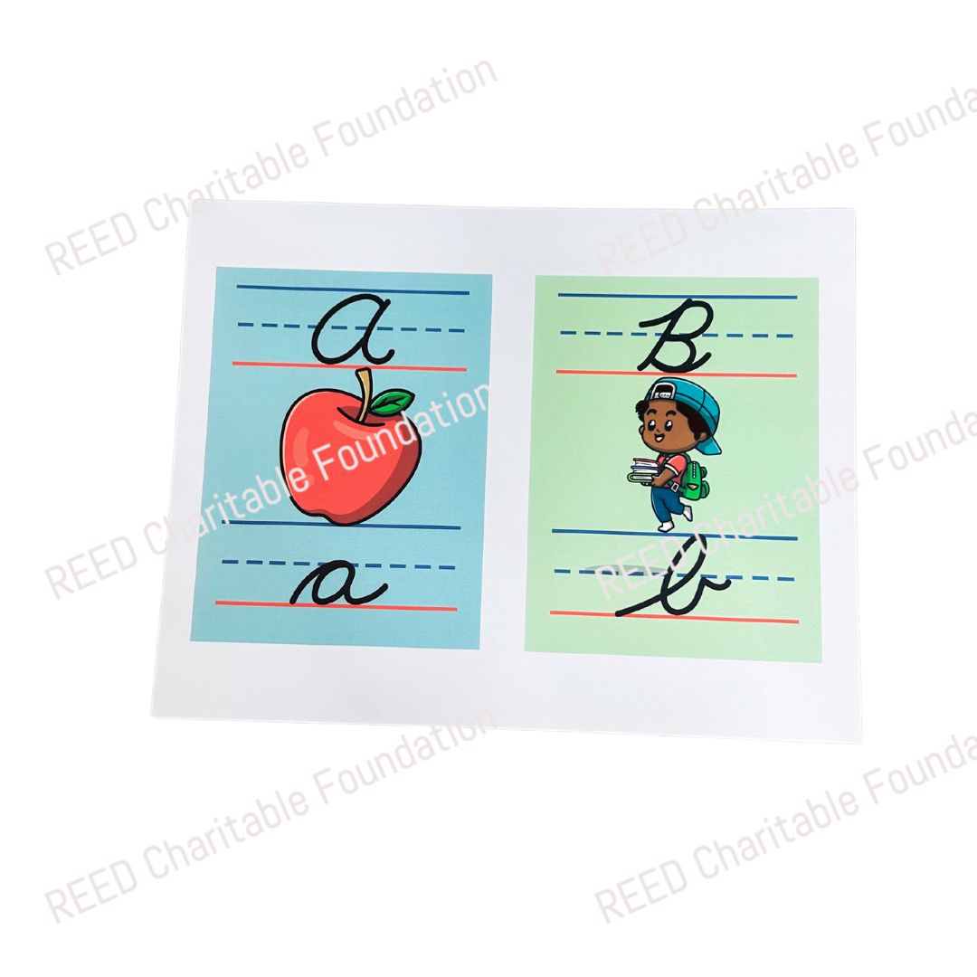 Cursive Alphabet Posters – REED Charitable Foundation